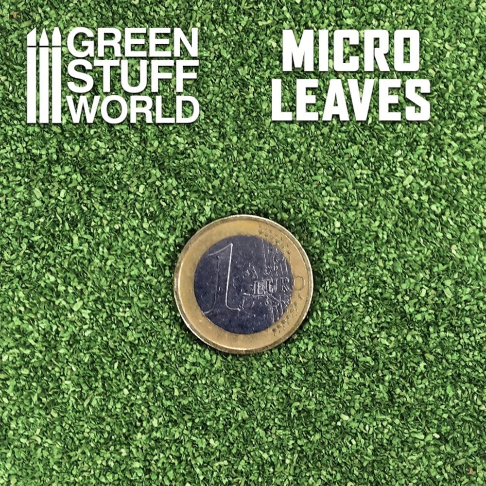 Green Stuff World– Micro Leaves - Medium Green Mix for Terrain 10607