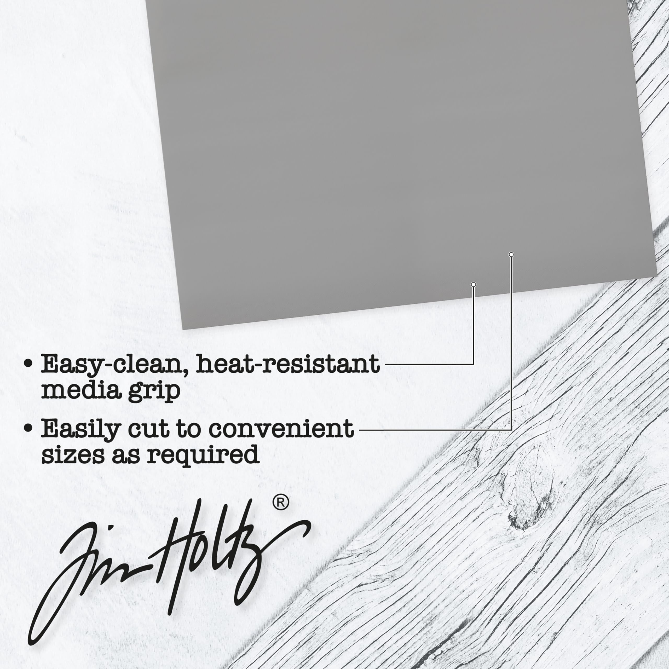 Tim Holtz - Tonic TH Media Grip MAT 10.5X12, Multicolor