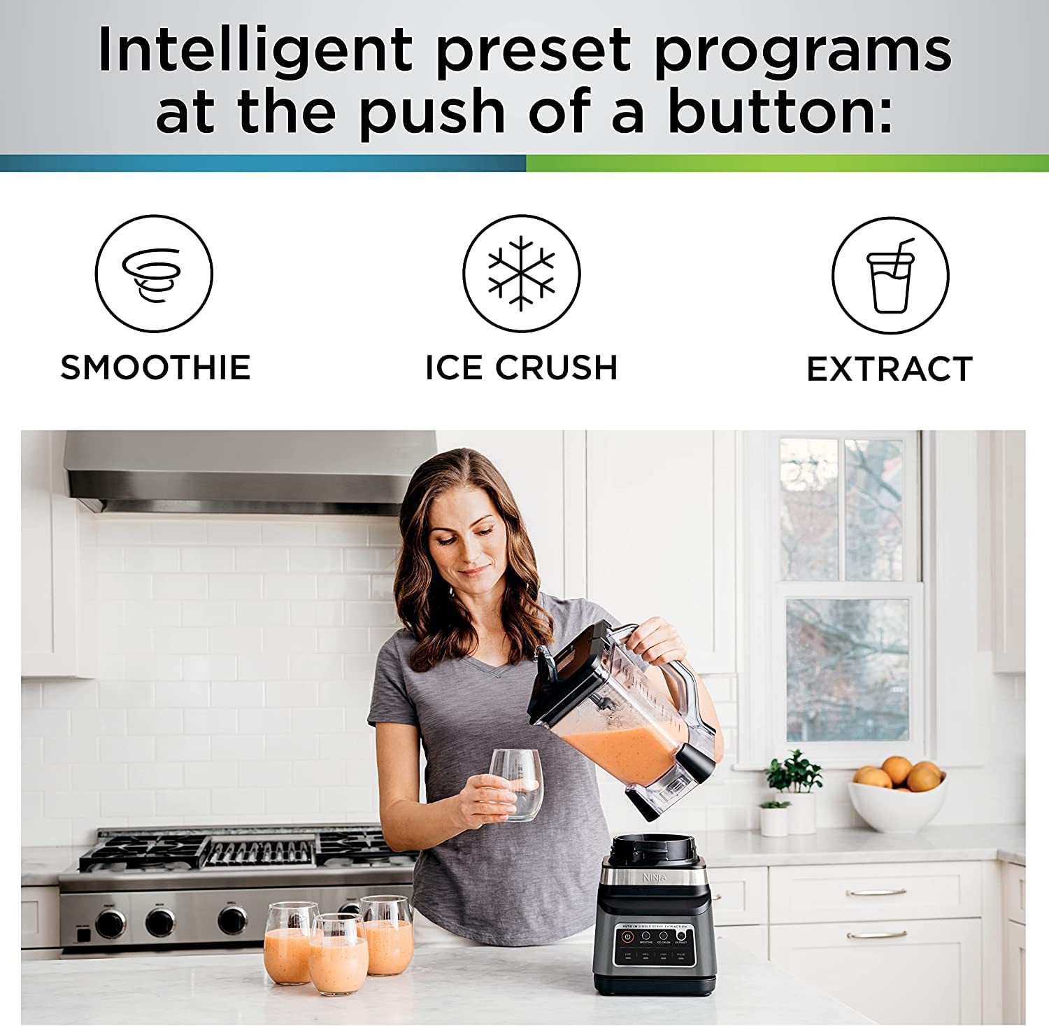 Ninja BN751 Professional Plus DUO Bender, 1400 Peak Watts, 3 Auto-IQ Programs for Smoothies, Frozen Drinks & Nutrient Extractions, 72-oz. Total Crushing Pitcher & (2) 24 oz. To-Go Cups, Dark Grey