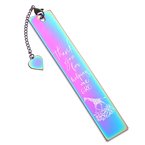 Thank You Giraffe Inspirational Bookmark Gifts for Women Girls Giraffe Lovers Bookworm Sister Daughter Lovers Book Female Friend Sister Gifts Friendship Gifts