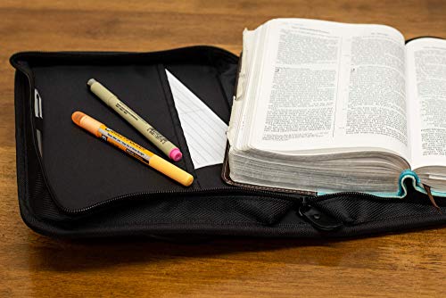 Ballistic Bible Cover with Cross, Black, Extra Large