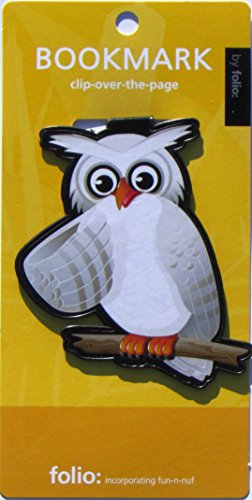 Owl Bookmarks (Clip-over-the-page) Set of 2 - Assorted colors