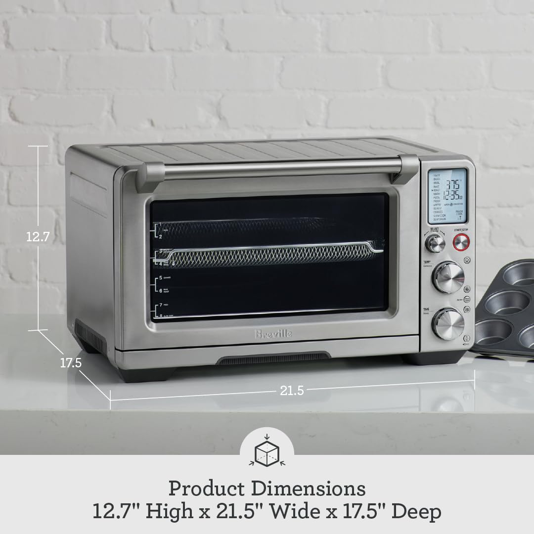 Breville Smart Oven Air Fryer Pro, Brushed Stainless Steel, BOV900BSS