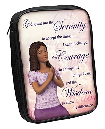 Serenity Prayer African American Bible Cover 7"x10"