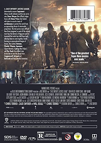 Zack Snyder’s Justice League (DVD)