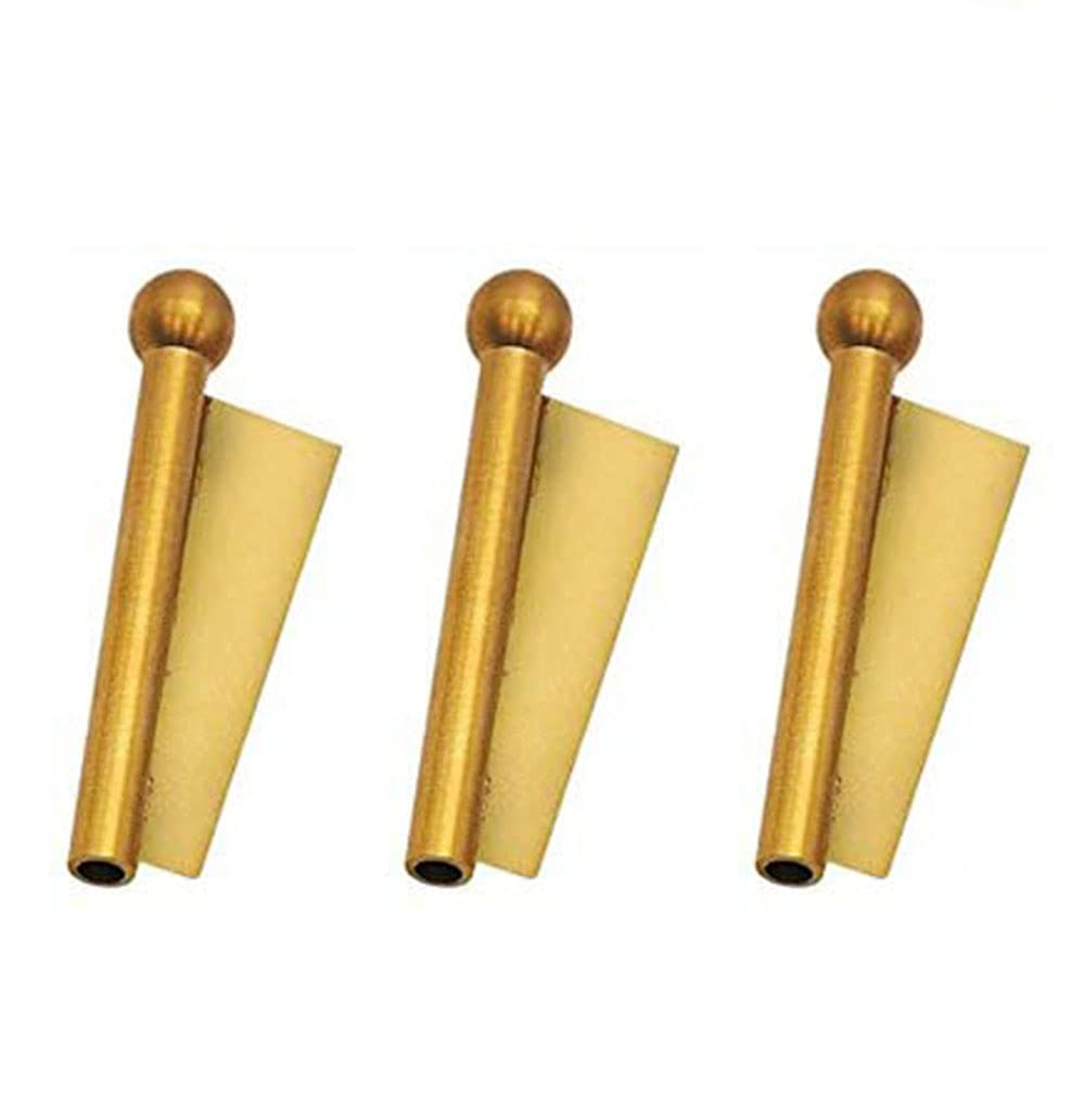 Nasal Vacuum Style, Sniffer Snorter Straw, Pure Stainless Steel Bullet Snuff Bottle, 3-Pack Goldā¦