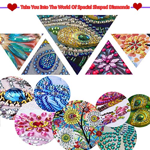 Christmas Tree Diamond Painting Bookmark - pigpigboss 2 Sets Bookmark Diamond Painting with Tassel Christmas Tree Bookmark Diamond Dots Art for Student Teacher Christmas Decor Gift