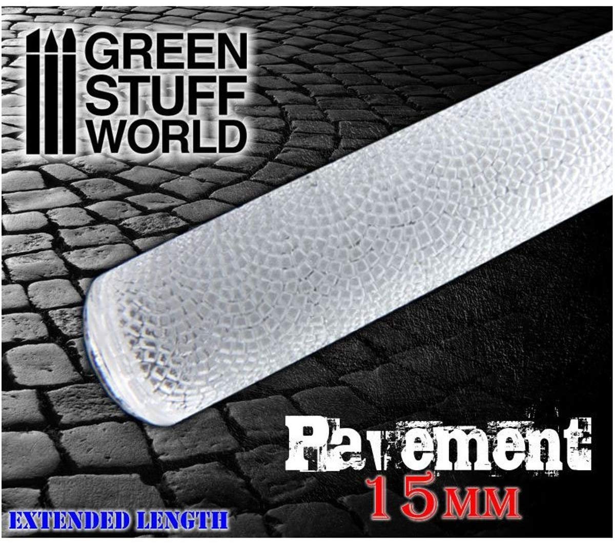 Green Stuff World Rolling Pin Pavement 15mm 1627