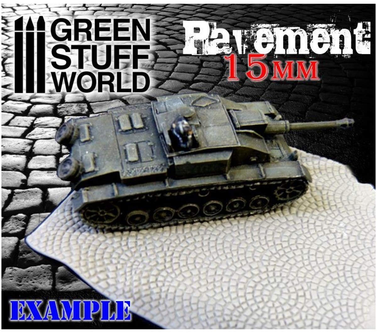 Green Stuff World Rolling Pin Pavement 15mm 1627