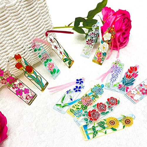 Stained-Glass Style Bookmark [SD] ( Hydrangea )