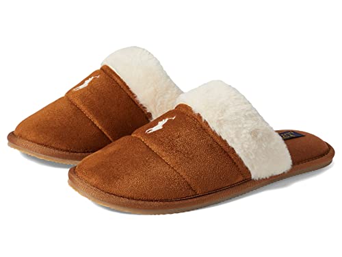 POLO RALPH LAUREN Kelcie Scuff Slipper Snuff 7 M