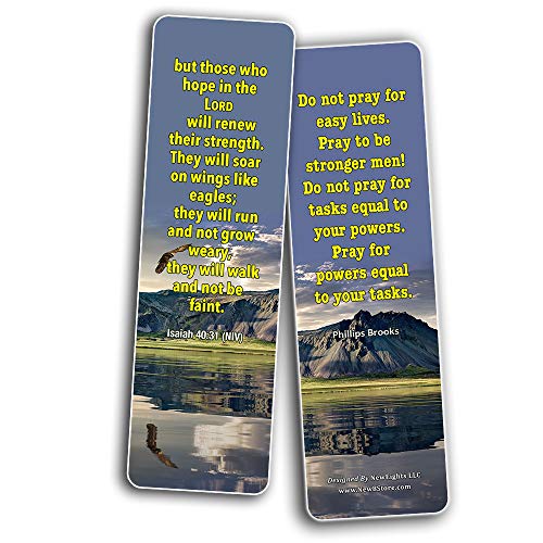 The Serenity Prayer Bookmarks (60 Pack) - Serenity Prayers That are Simple and Easy to Memorize