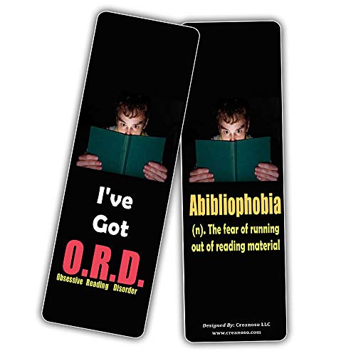 Inspiring Hilarious Literary Bookmarks (30-Pack) – Funny Book Reading Learning Pack - Excellent Party Favors Teacher Classroom Reading Rewards and Incentive Gifts for Book Lovers