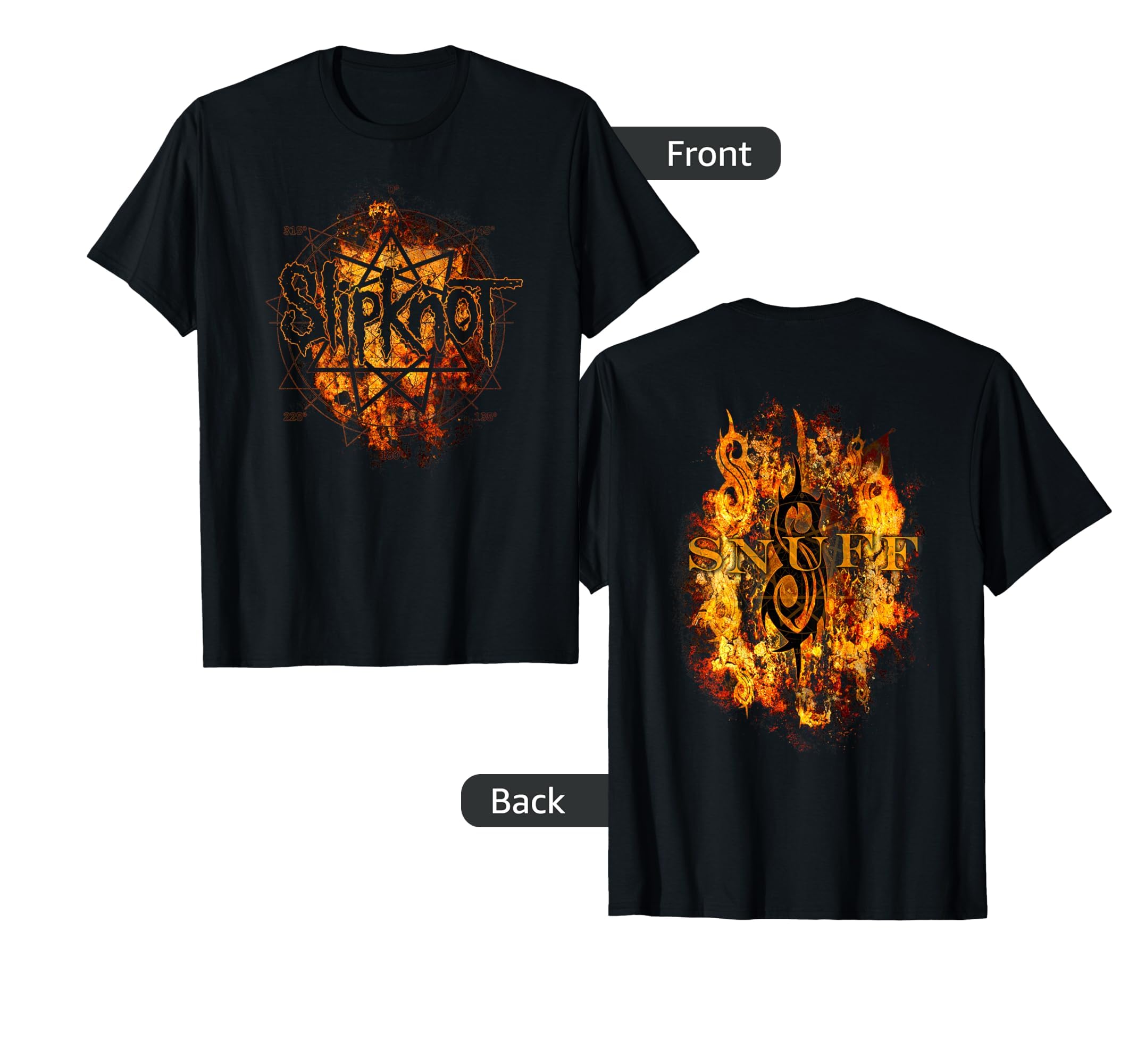 Slipknot Official Snuff Flames T-Shirt