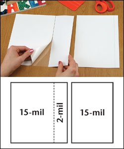 The Library Store Smart Cover II Rigid Paperback Book Covers 8 1/2"H x 5 3/4"W 100 Per Package