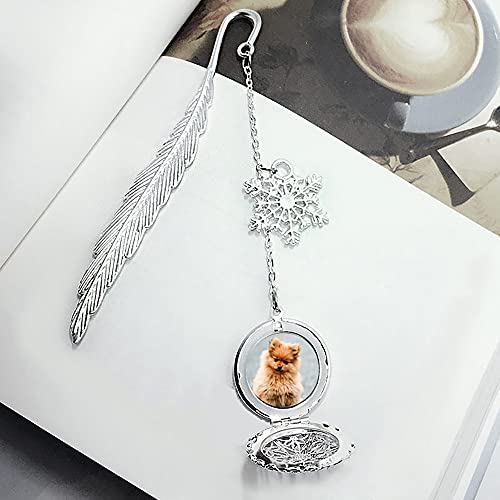 Personalized Photo Bookmark Custom Metal Feather Bookmark Butterfly Book Marks Appreciation Gifts Reading Gifts for Book Lovers Teachers