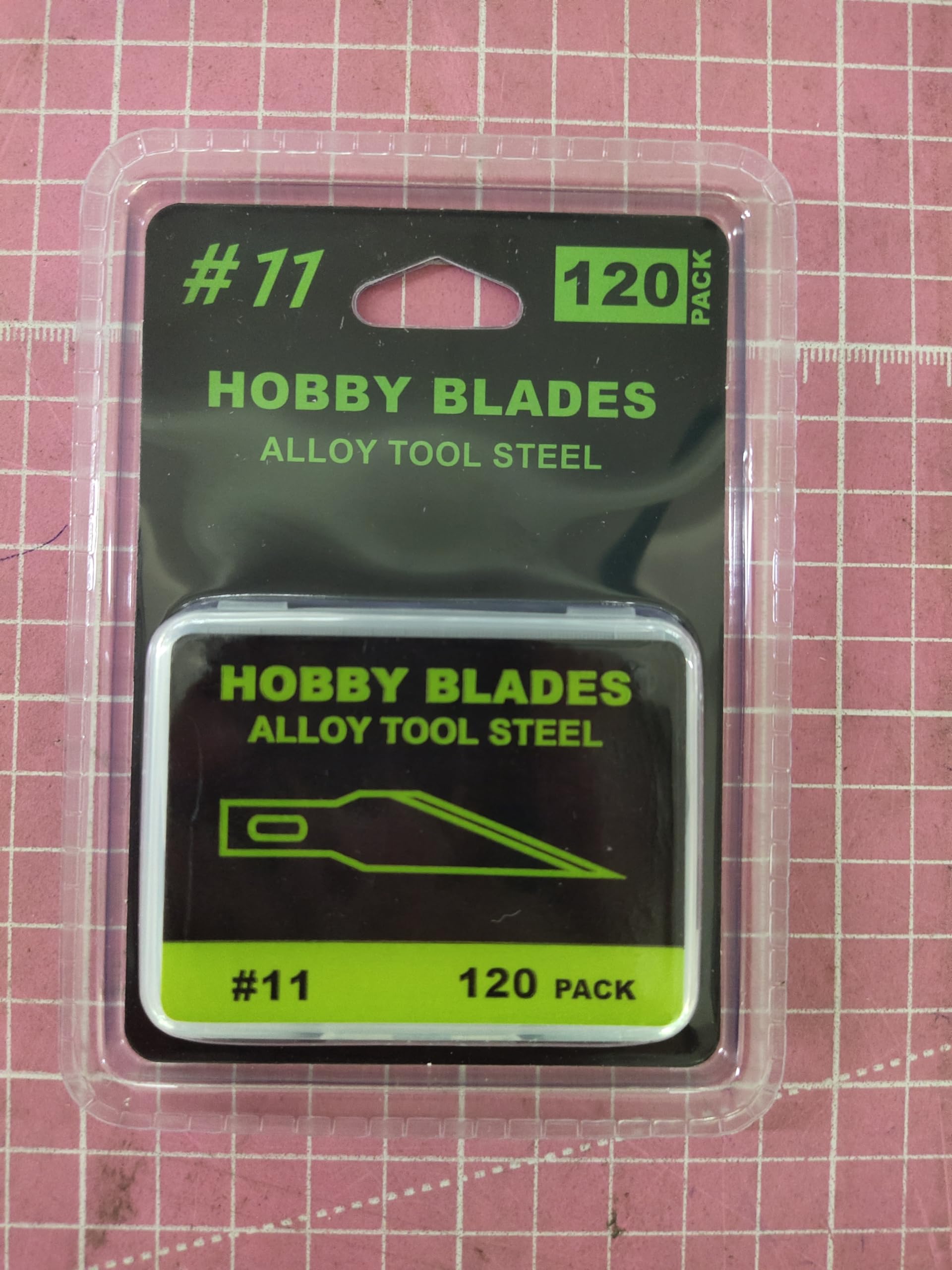 Headley Tools #11 Hobby Knife Blades(Pack of 120),Art Blades Cutting Tool with Storage Case for Craft, Hobby, Scrapbooking, Stencil