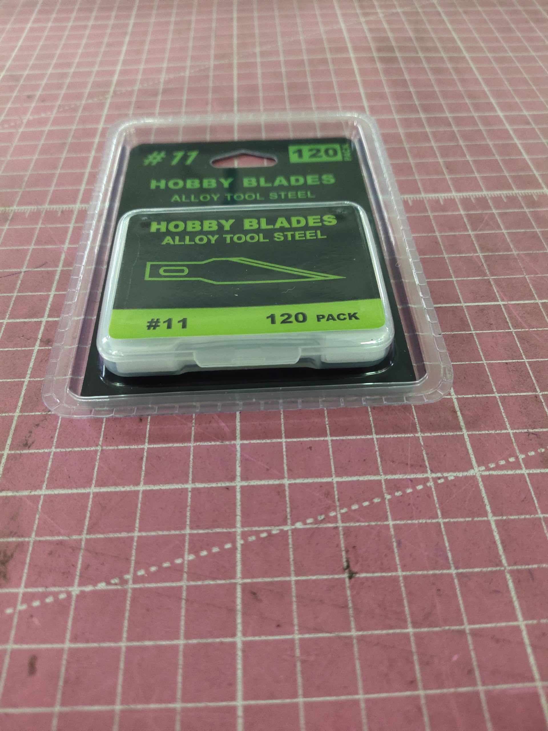 Headley Tools #11 Hobby Knife Blades(Pack of 120),Art Blades Cutting Tool with Storage Case for Craft, Hobby, Scrapbooking, Stencil