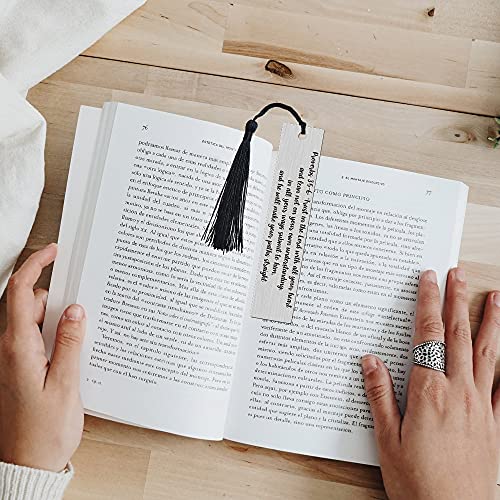 FIVE ELEPHANT Trust Funny Inspirational Bookmark, Funny Reader Gifts, Reading Gifts, Gift for Men and Women, Book Lover Writers Friends