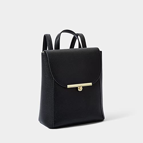 KATIE LOXTON Dani Womens Vegan Leather Convertible Strap Top Handle Handbag Purse Backpack Black