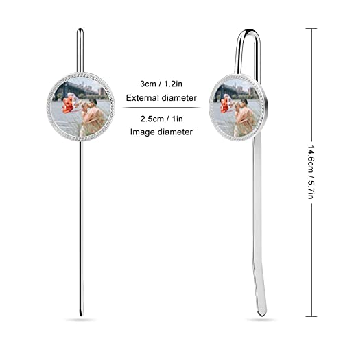 Custom Metal Bookmark Personalized Photo Bookmark Add Your Customized Photo Picture Text Bookmarks Design Standard Size for Women Men Teacher Student Work