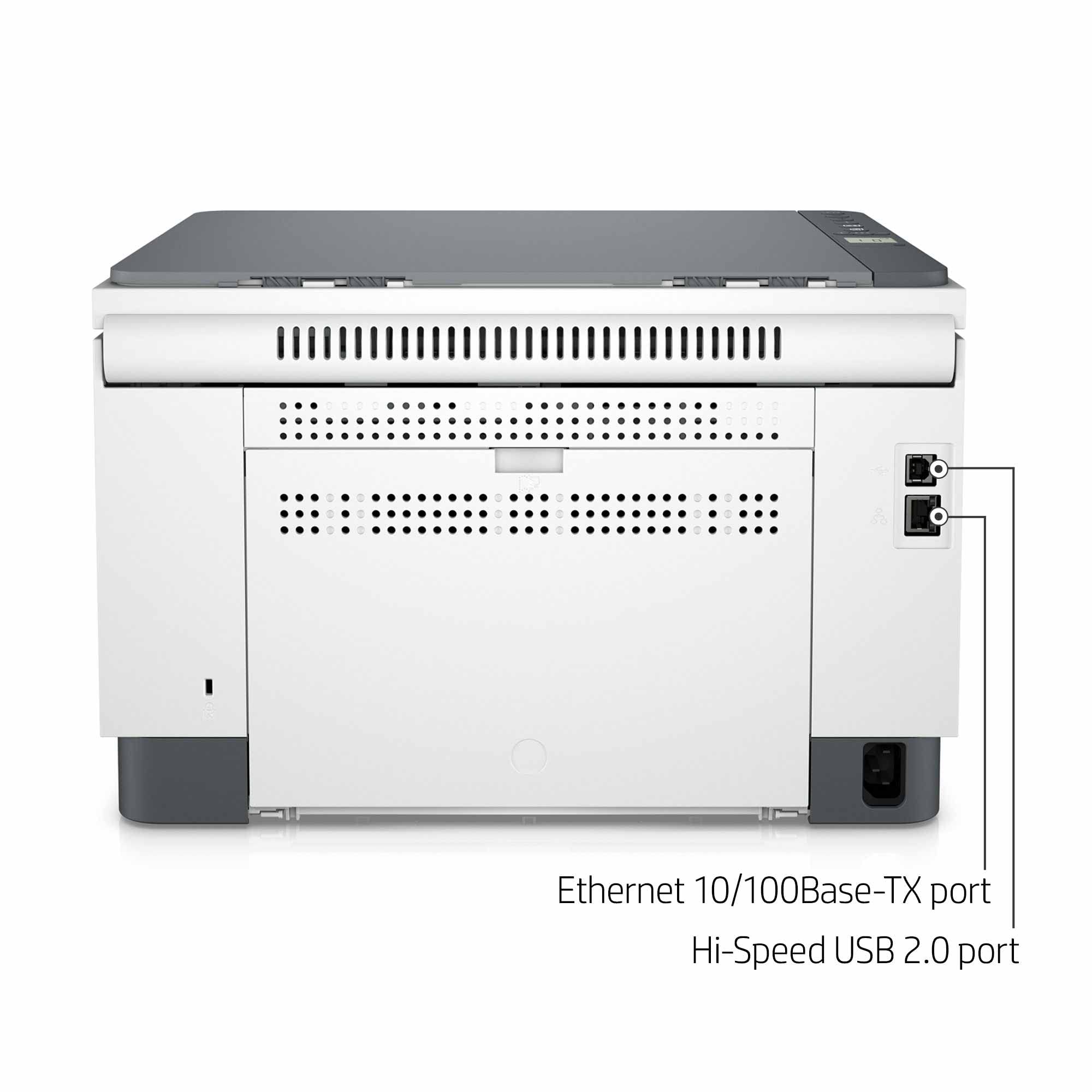 HP LaserJet MFP M234dw All-In-One Wireless Monochrome Laser Multifunction Printer, Print Scan Copy-30 ppm, 600 x 600 dpi, 1.3" LCD, 8.5" x 14", Auto Duplex Printing, USB, Ethernet, Cbmou Printer_Cable