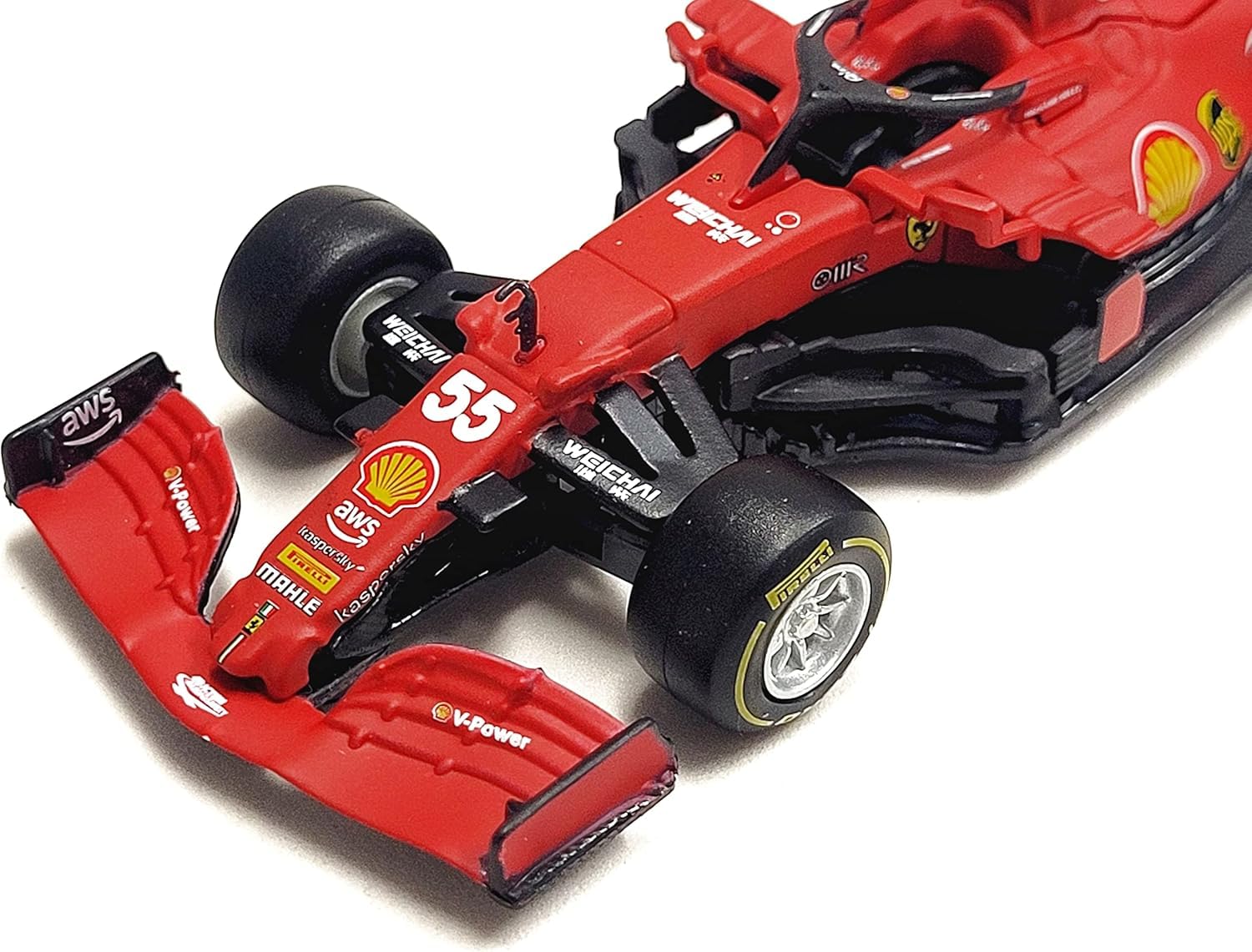 Bburago B18-36829S 1:43 F1 2021 Ferrari SF21 SAINZ, Assorted Designs and Colours