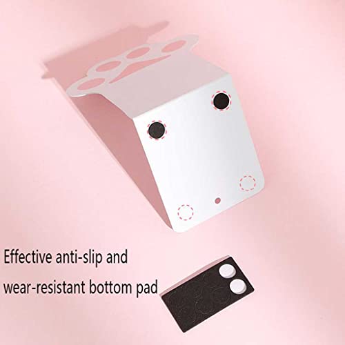 VREF Sujetalibros, Sujetalibros, 2PCS Cute Paw Book Stand Holder Shelf Desktop Bookends for Kid Child Student 5.67x4.06 inches Sujetalibros para estanterías