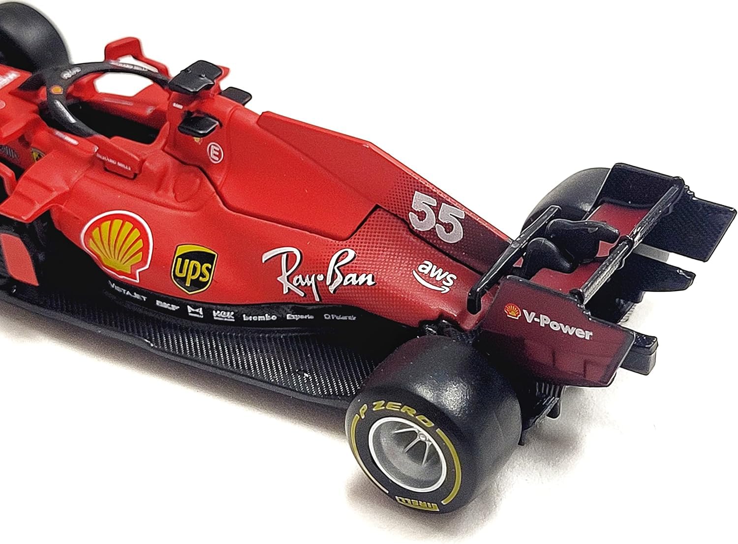 Bburago B18-36829S 1:43 F1 2021 Ferrari SF21 SAINZ, Assorted Designs and Colours