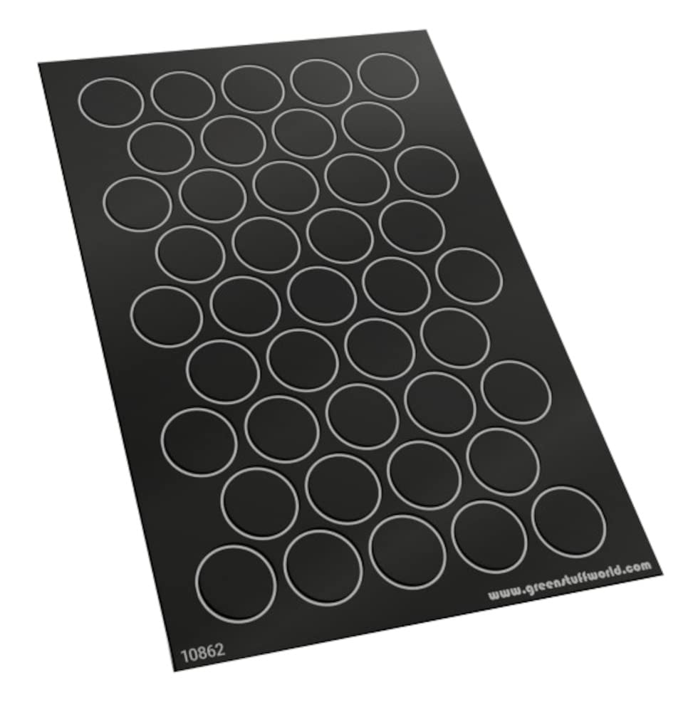 Green Stuff World for Models & Miniatures Magnetic Bases Round 30mm 10862