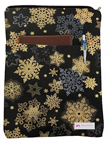Stars of The East Book Sleeve - Deluxe Japanese Cotton - Book Cover for Hardcover and Paperback - Book Lover Gift - Notebooks and Pens Not Included