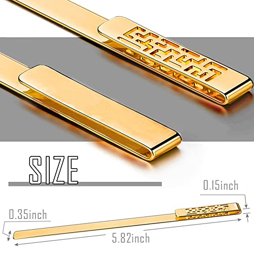 Book Mark Metal Graduation Bookmarks Art Reading Creative 2 Pcs Page Holder for Students Golden Teachers Supplies for Gifts Bookmarks for Book Lovers(Gold)