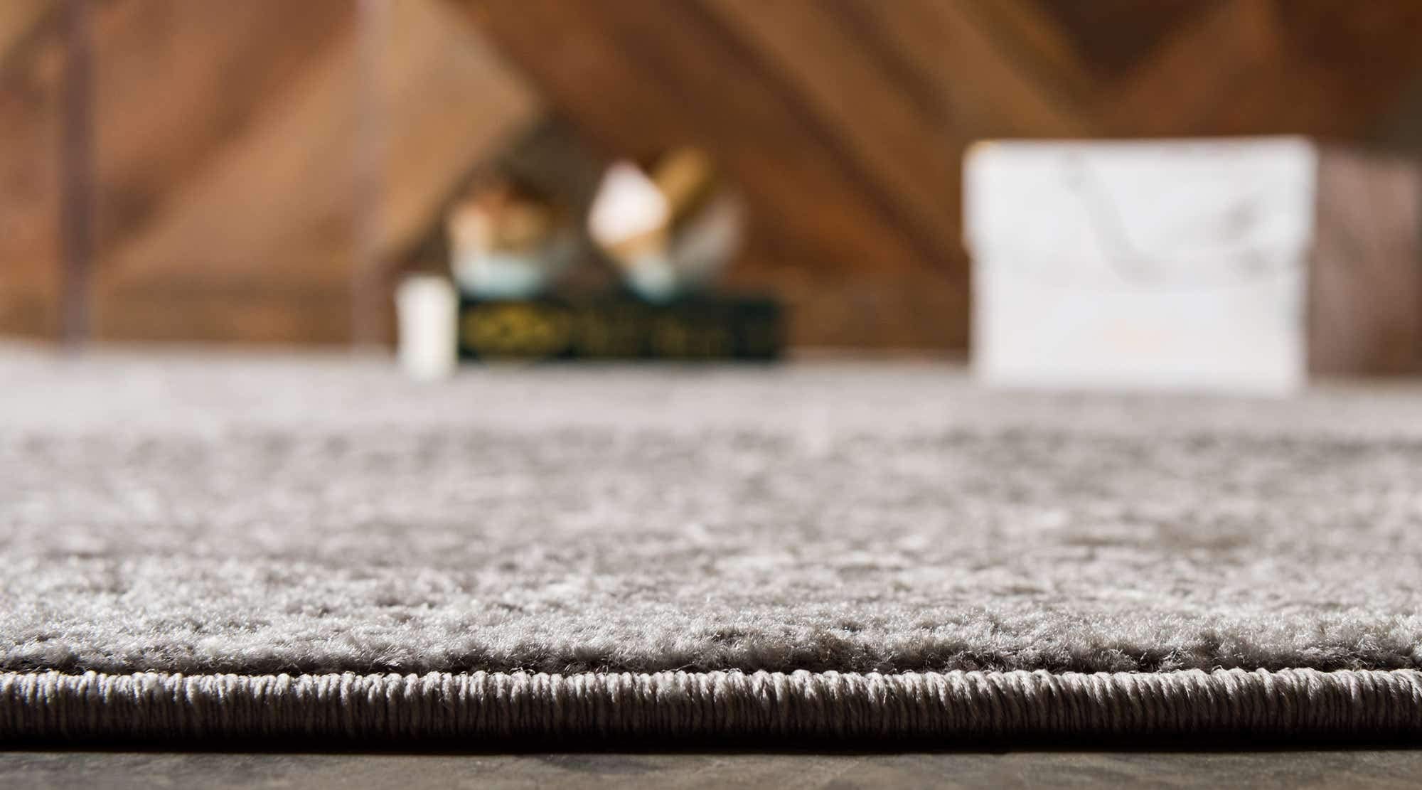Unique Loom Trellis Frieze Collection Area Rug - Geometric (4' 1" x 6' 1", Light Gray/ Ivory)