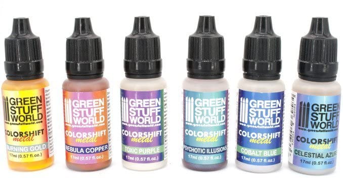 Green Stuff World - Chameleon Metal Paint Celestial Azure 1559 for Models and Miniatures