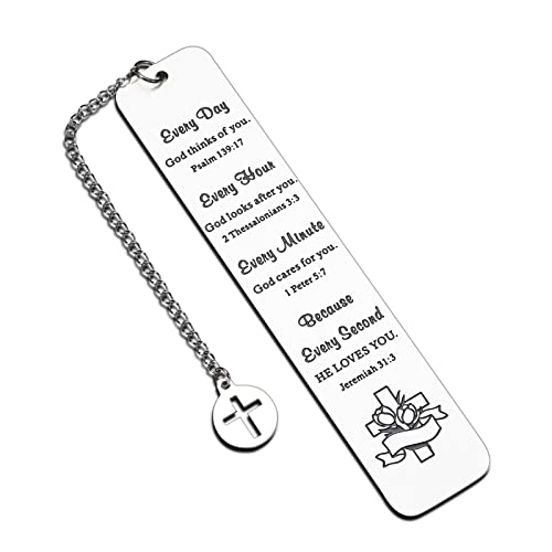 Inspirational Christian Gifts for Women Men Faith Stocking Stuffers Religious Christmas Gifts Bible Bookmarks for Book Lover Sister Best Friend Baptism Gifts for Girls Daughter Church Gifts in Bulk
