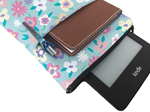 Colorful Floral Book Sleeve - Book Cover for Hardcover and Paperback - Book Lover Gift - Notebooks and Pens Not Included