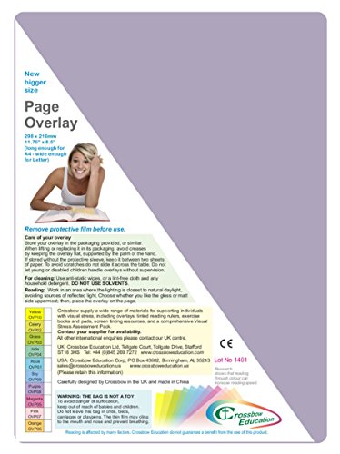 Crossbow Education Page Overlay - Purple (Pack of 5)