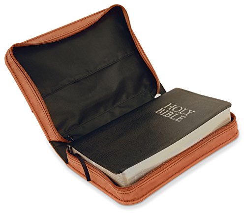 Sports Leatherette Bible Cover with Handle & Zipper - Large- Single Sided (Personalized)
