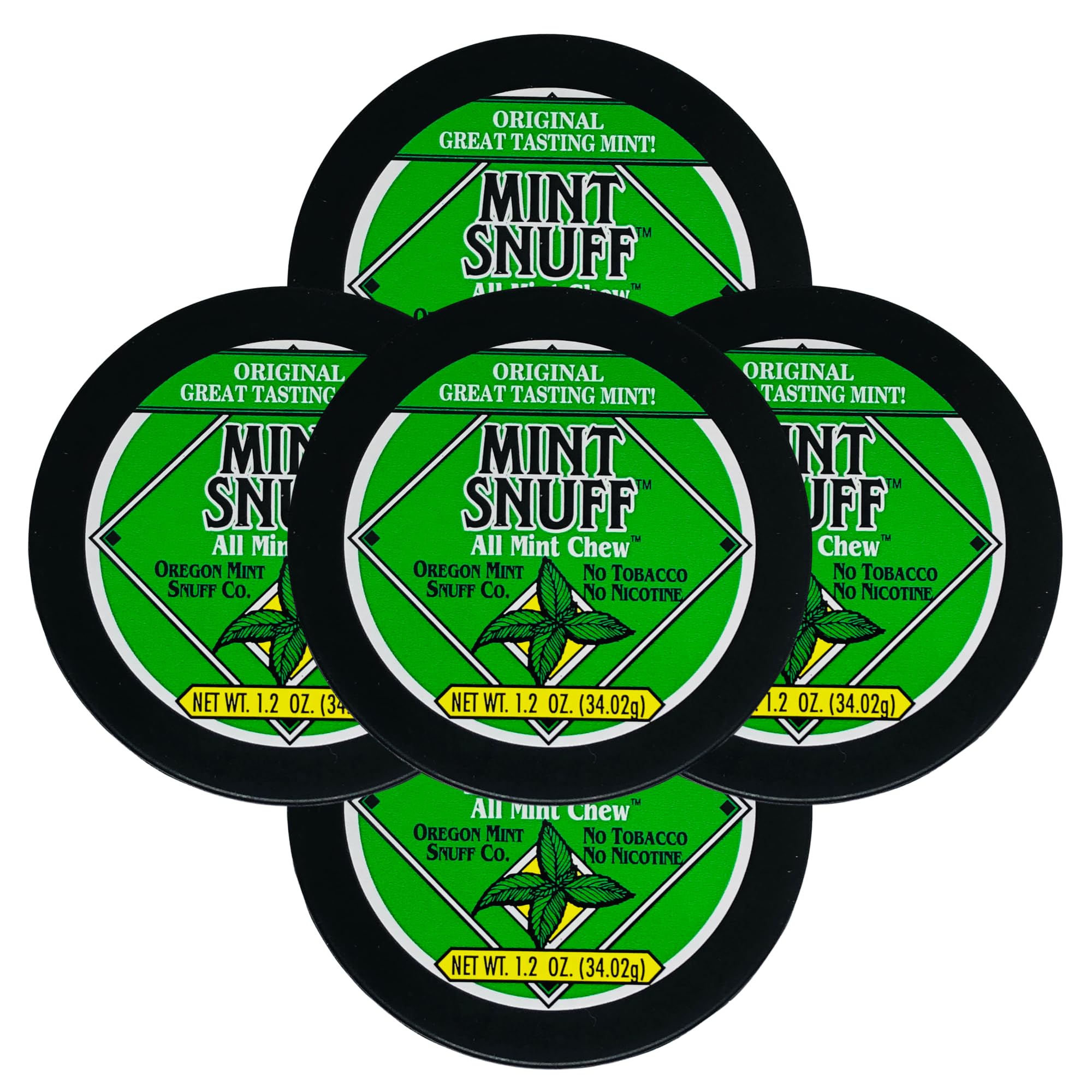 Oregon Mint Snuff Co. - Mint (5 Cans) - Includes DC Skin Can Cover (Come & Take It MB)