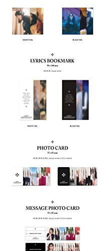 WOODZ ONLY LOVERS LEFT 3rd Mini Album White Ver CD+1p Folding Poster On Pack+96p Booklet+1p Sticker+1p Post+1p Lyrics Bookmark+1p PhotoCard+1p Message Card+Tracking Kpop Sealed