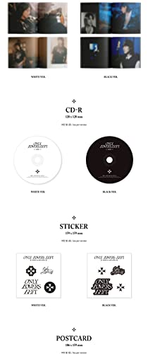 WOODZ ONLY LOVERS LEFT 3rd Mini Album White Ver CD+1p Folding Poster On Pack+96p Booklet+1p Sticker+1p Post+1p Lyrics Bookmark+1p PhotoCard+1p Message Card+Tracking Kpop Sealed