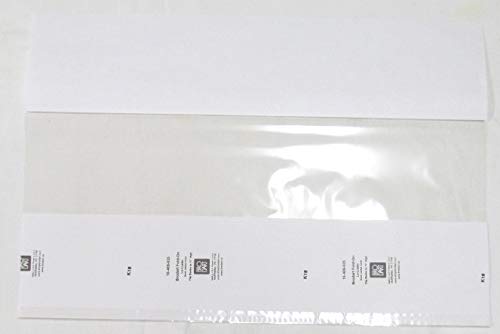 5 Pack 11" x 24" Brodart Fold-On Book Jacket Covers -- Center-Loading, Lo-Luster, Mylar, Adjustable