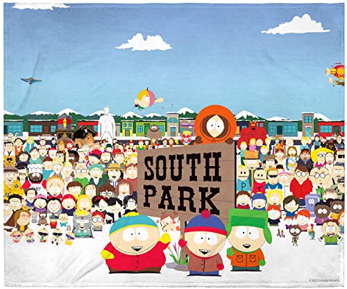 INTIMO South Park TV Show Stan Kyle Cartman Kenny McCormick Full Cast Throw Blanket