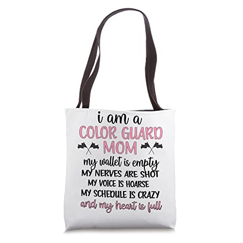 Color Guard Mom Of A Color Guard Member Mama Tote Bag