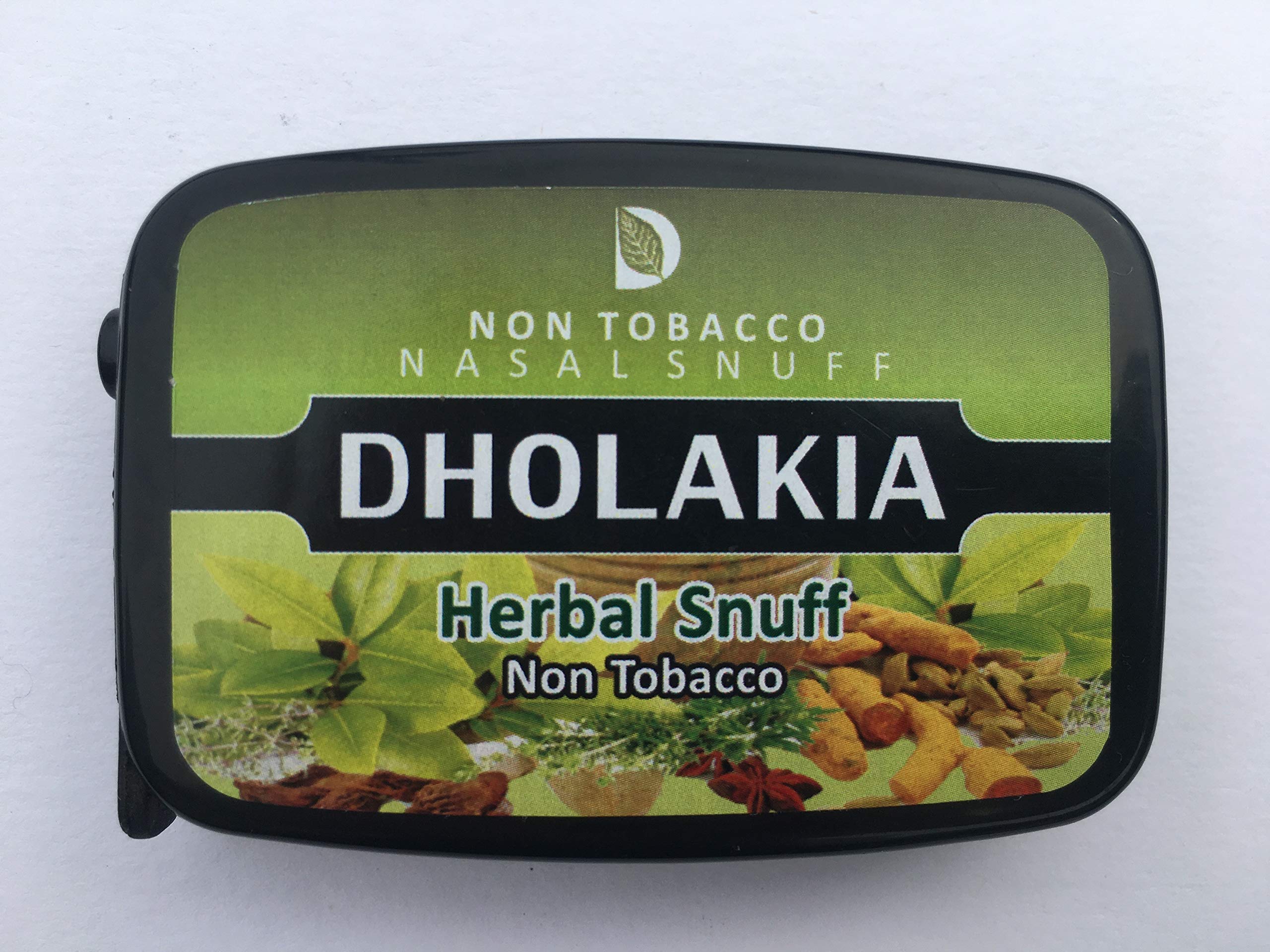 DHOLAKIA Herbal Snuff Tobacco Free- Nicotine And Tobacco Free Snuff- Nasal Snuff