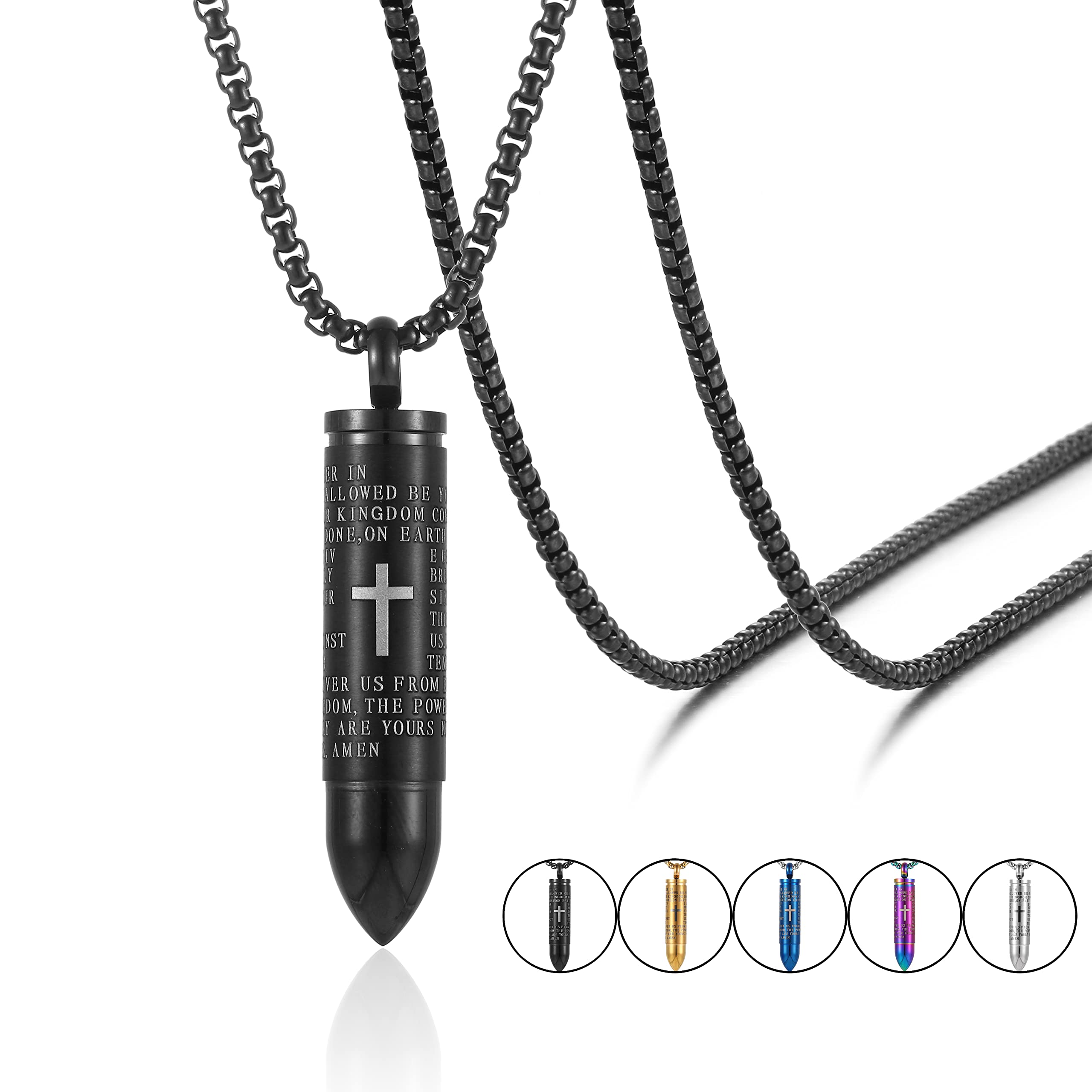 VIUJUH Urn Necklace, Cremation Urn Necklace for Ashes, Celtic Keepsake Memorial Pendant Waterproof Jewelry, Stainless Steel Locket (Silver-Spanish version)