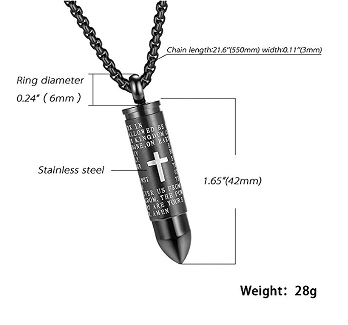 VIUJUH Urn Necklace, Cremation Urn Necklace for Ashes, Celtic Keepsake Memorial Pendant Waterproof Jewelry, Stainless Steel Locket (Silver-Spanish version)