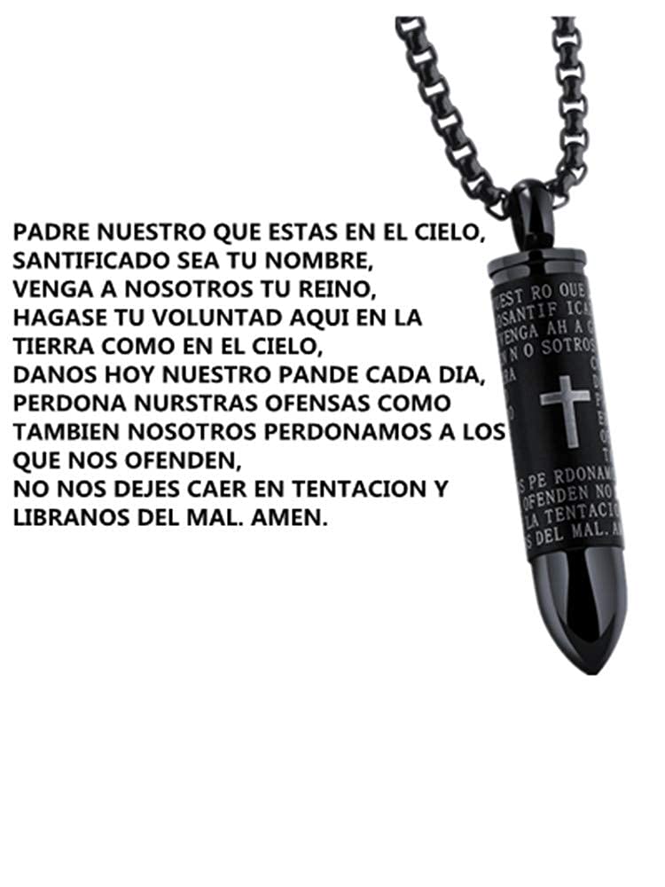 VIUJUH Urn Necklace, Cremation Urn Necklace for Ashes, Celtic Keepsake Memorial Pendant Waterproof Jewelry, Stainless Steel Locket (Silver-Spanish version)