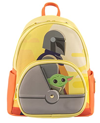 Loungefly The Mandalorian Grogu in Cradle Women's Double Strap Shoulder Bag Purse