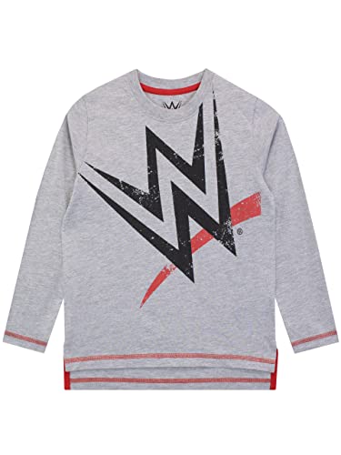 WWE Boys' World Wrestling Entertainment Long Sleeved Top (14) Gray